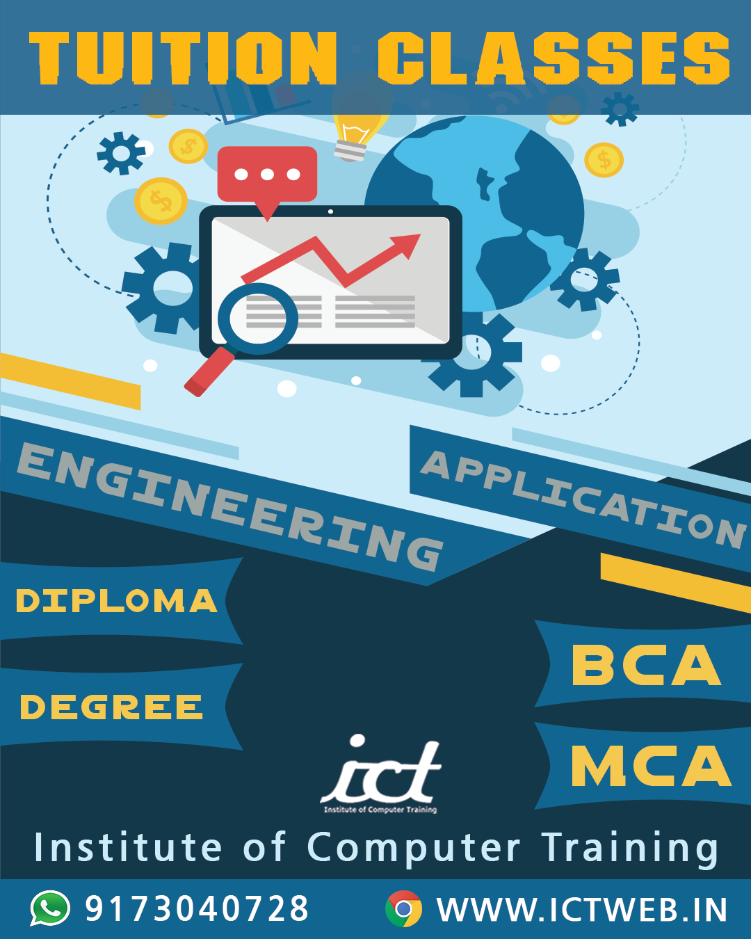 BCA Tuition and Coaching Classes in Ahmedabad – ICT Bopal